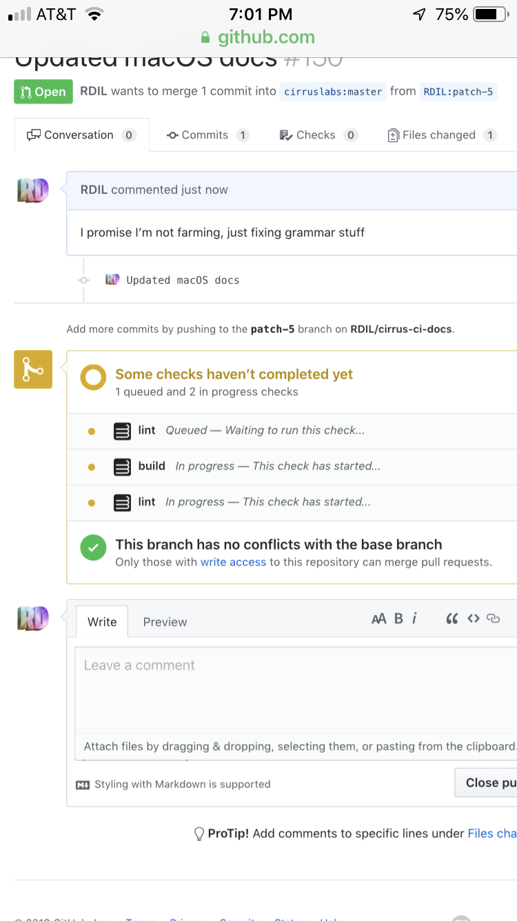 [Bug] duplicate status checks · Issue #151 · cirruslabs/cirrus-ci-docs · GitHub