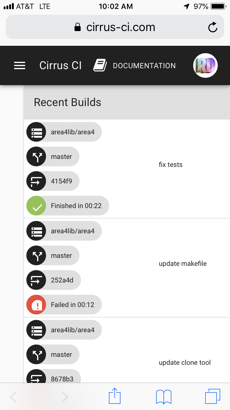 Icons not centered · Issue #51 · cirruslabs/cirrus-ci-web · GitHub