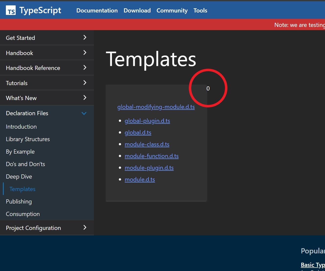 Rogue 0 · Issue 344 · Microsofttypescript Website · Github 