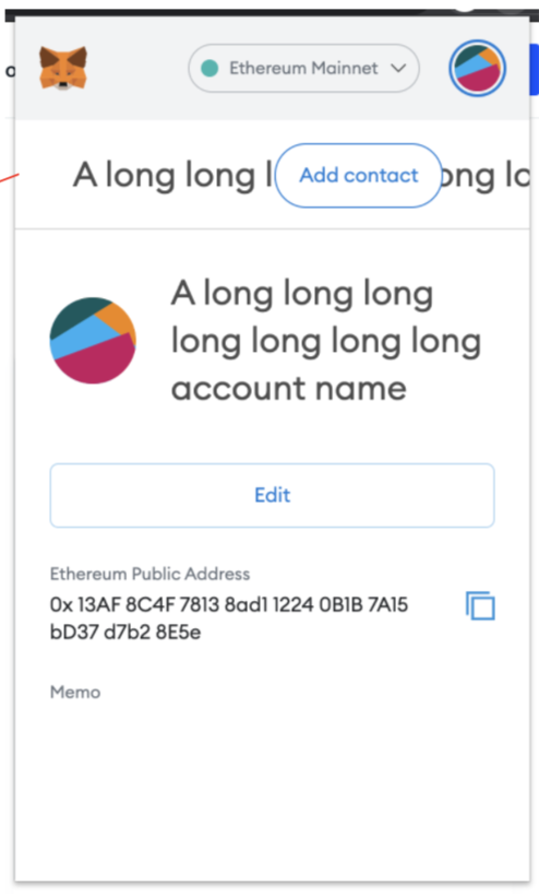 Settings Contacts Layout Issues · Issue 11965 · Metamaskmetamask Extension · Github 