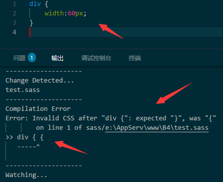 Error : Invalid CSS after "div {": expected "}", was "{" · Issue #57 · ritwickdey/vscode-live ...