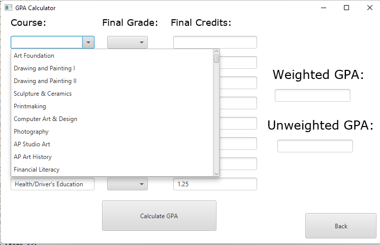 GitHub - Rithvik09/GPA-Calc