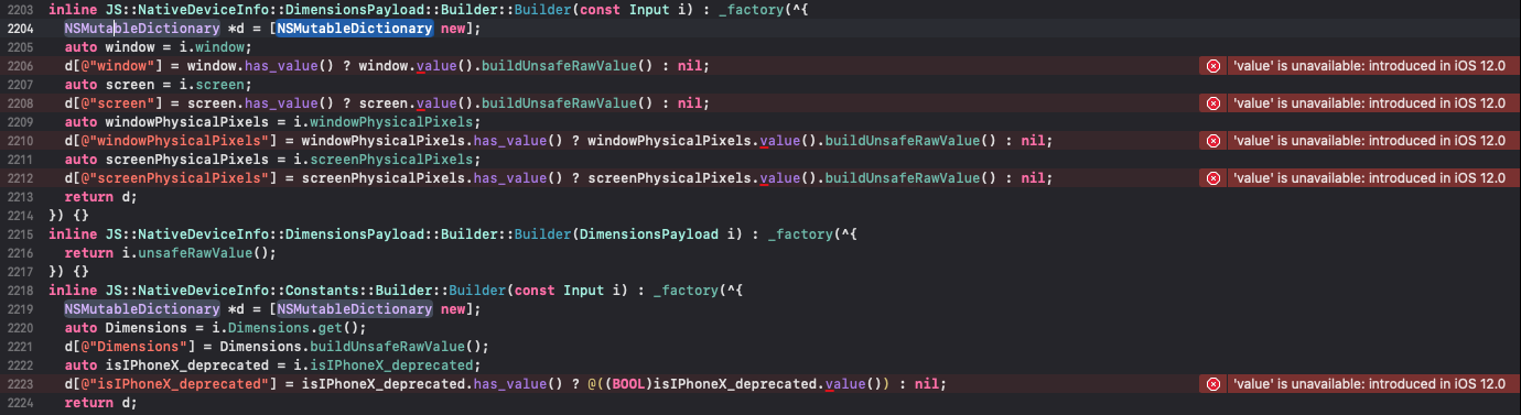 Fbreactnativespec H Error After Upgrading From 0 68 X To 0 69 0 Rc 6