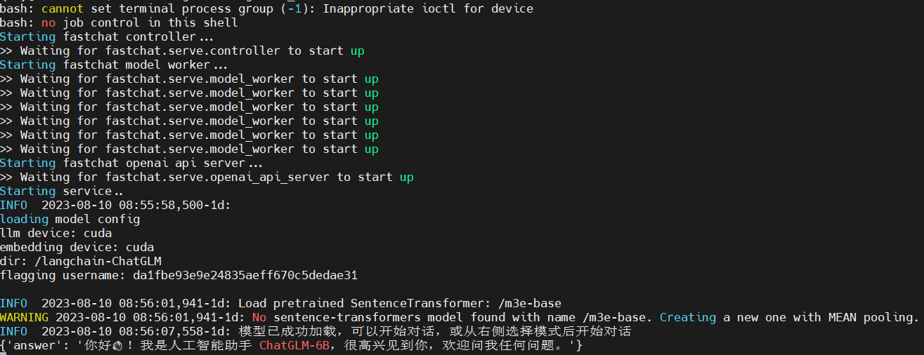 [BUG] Docker部署之后应该怎么操作 · Issue #1036 · chatchat-space/Langchain ...