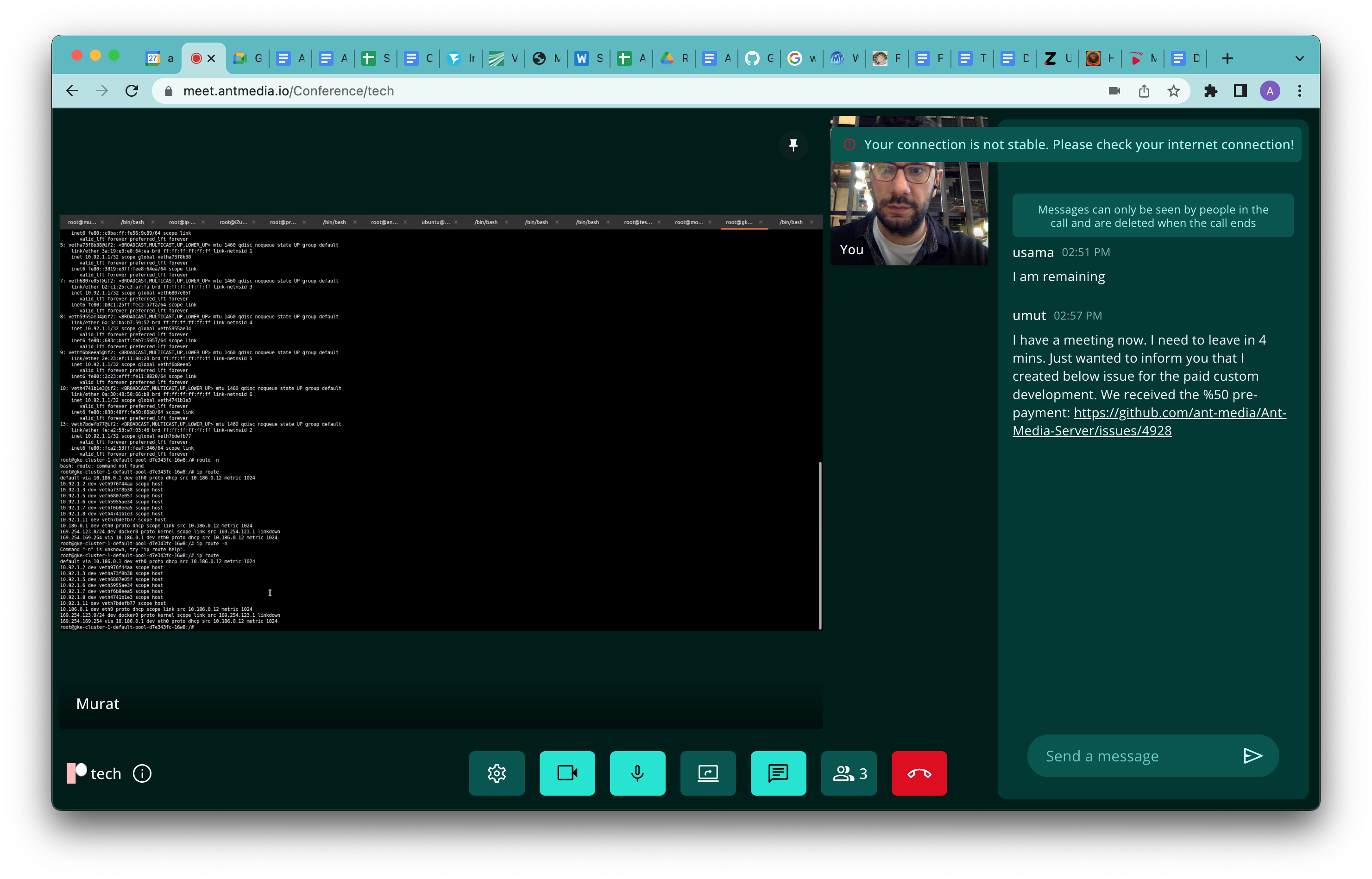 Too frequent Warning: Your connection is not stable. Please check your connection · Issue #64 ...