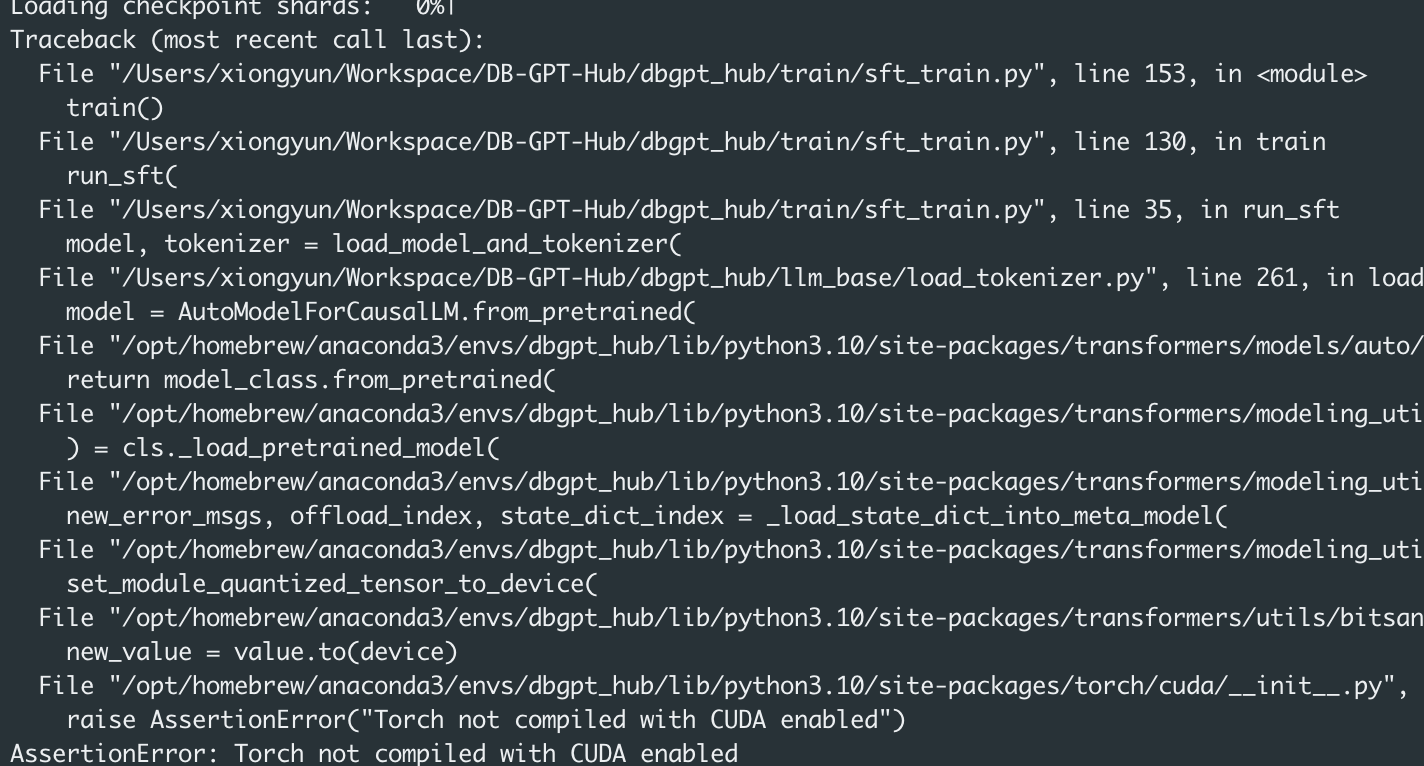 How to run on Mac · Issue #111 · eosphoros-ai/DB-GPT-Hub · GitHub