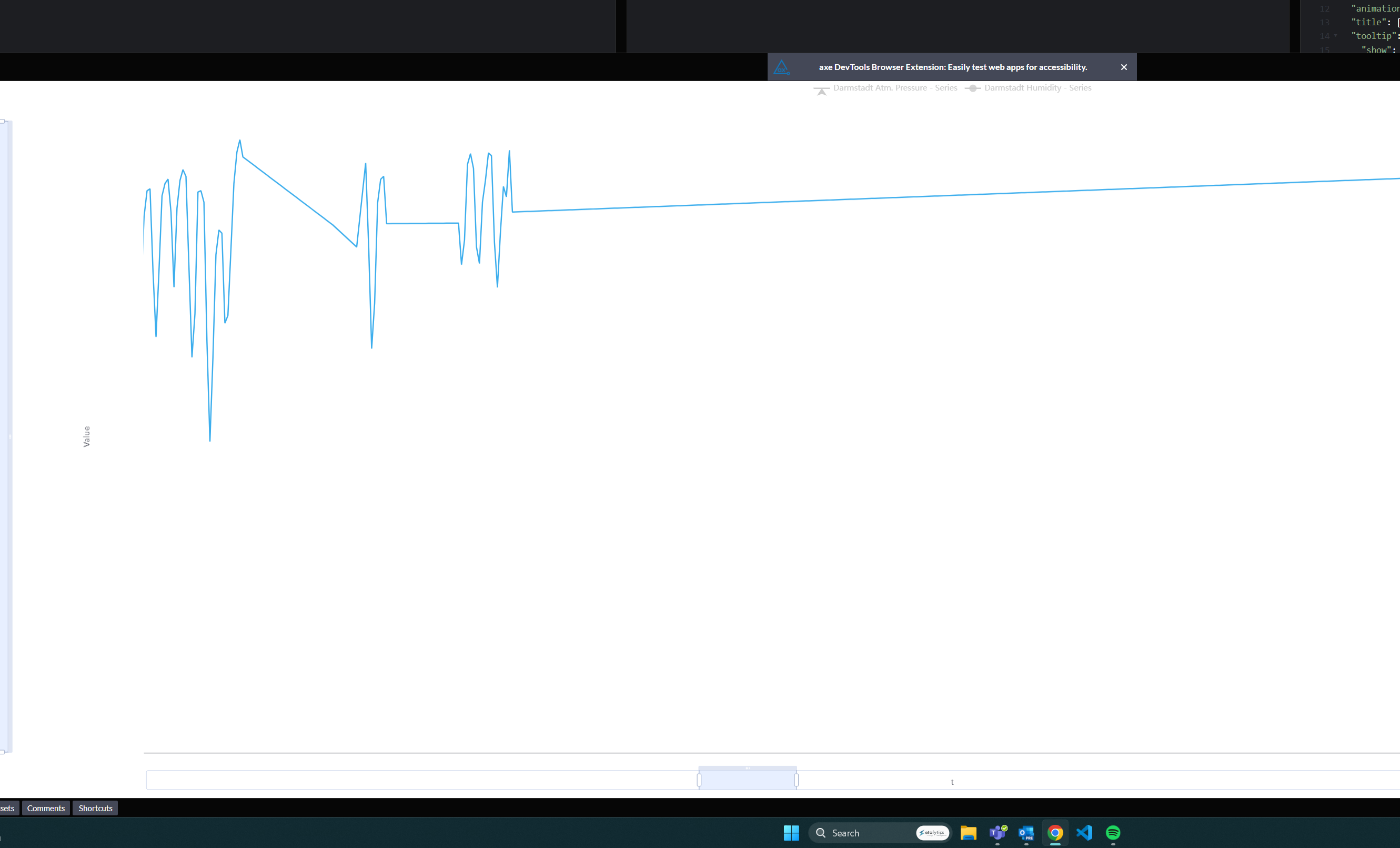 [Bug] In Line series chart, the series is not removed when using the legend for filter After ...