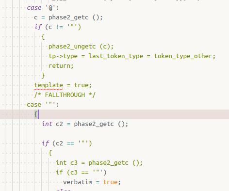 Syntax highlighting is wrong when using double-quote as a char ...