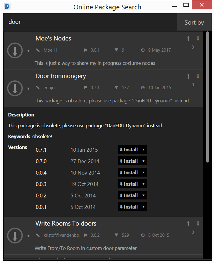 remove/rename old packages and remove versions · Issue #17 · DynamoDS/PackageManagerClient · GitHub