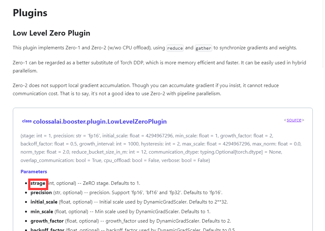 [DOC]: A typo in document of booster low_level_zero plugin · Issue ...