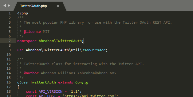 Fatal error: Class 'Abraham\TwitterOAuth\Config' not found in … · Issue #586 · abraham ...