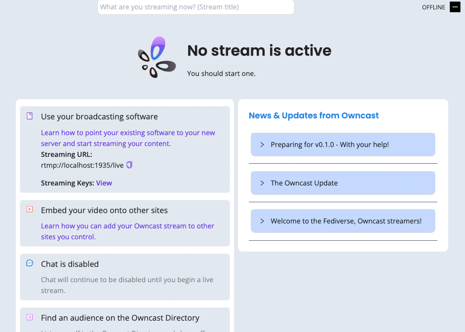 Minimal changes to the admin to fix styling · Issue #1904 · owncast/owncast · GitHub
