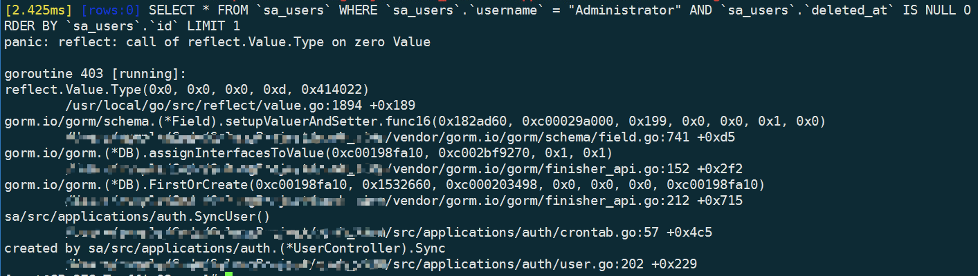 FirstOrCreate Panic · Issue #3466 · go-gorm/gorm · GitHub