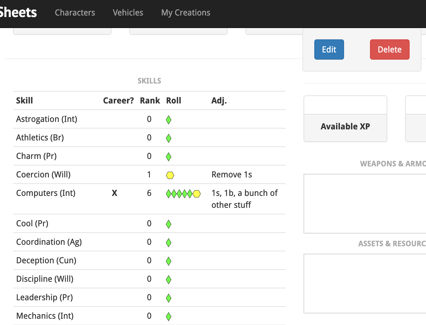 Add boosts and setback removals to skill list and weapons · Issue #94 · swsheets/swsheets · GitHub