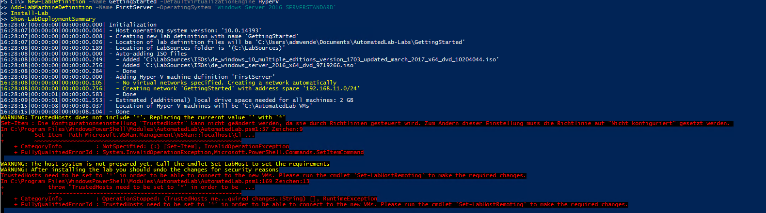 Error Trusted Host · Issue #207 · AutomatedLab/AutomatedLab · GitHub