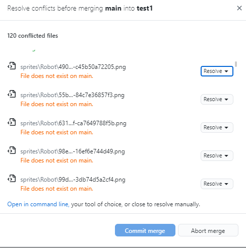 Merge conflict resolving of many files at once - Multiselect strategy ...