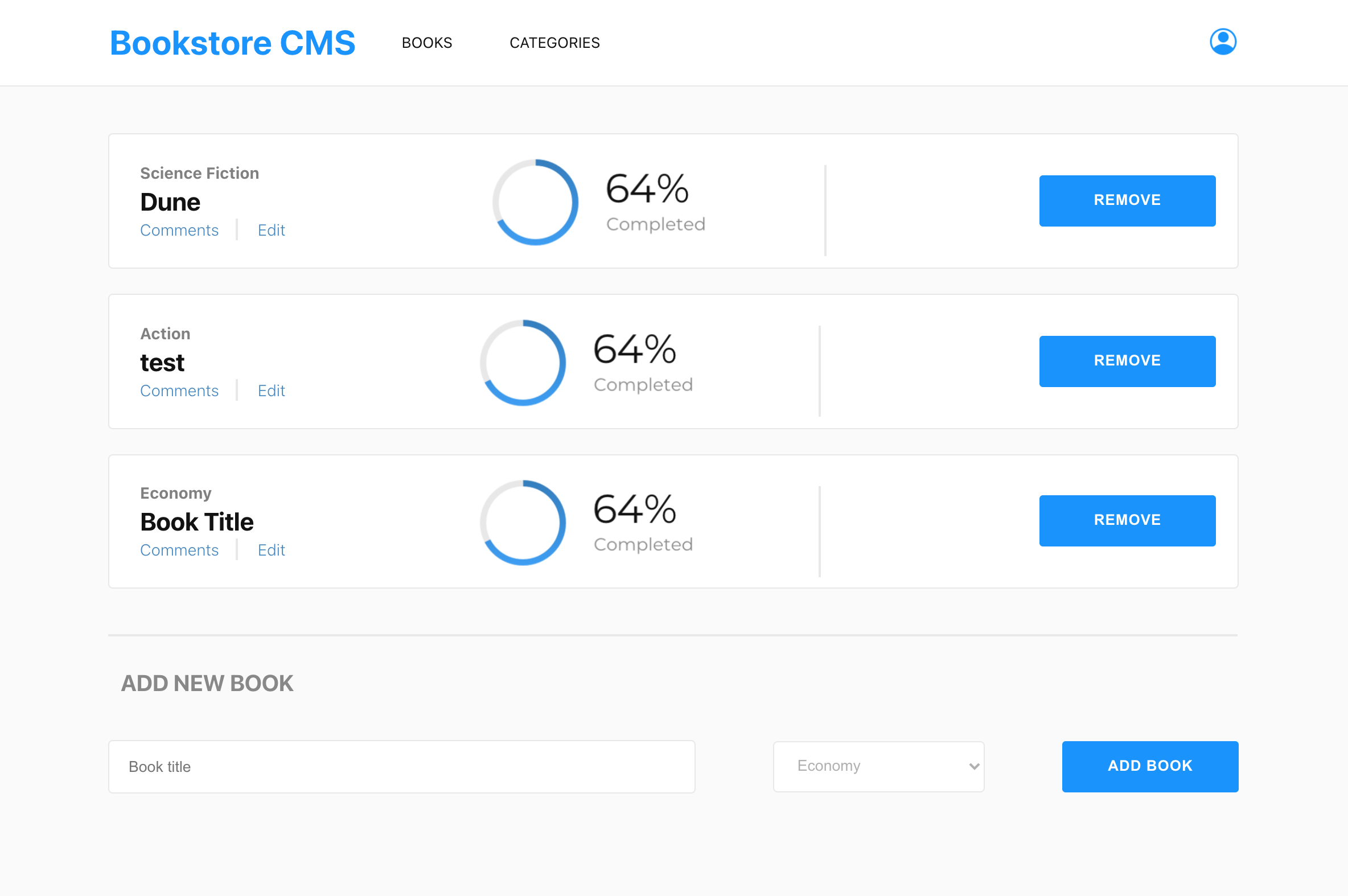 GitHub - Mre55/bookstore: The "Bookstore CMS" website displays a list of books via Bookstore API ...