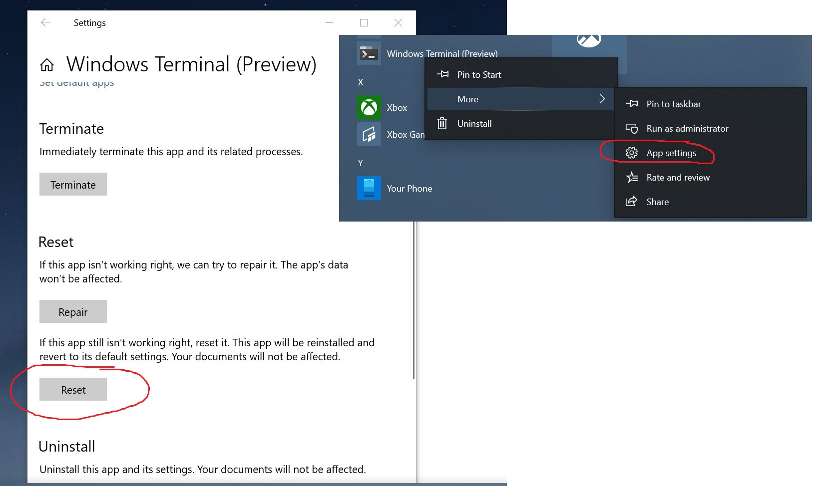 Bug Report Windows Terminal Crashes On Startup · Issue 2587 · Microsoftterminal · Github 