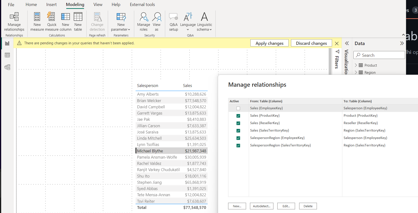 Power BI lab 3 design data model Exercise 4: step 13-16 · Issue #166 ...