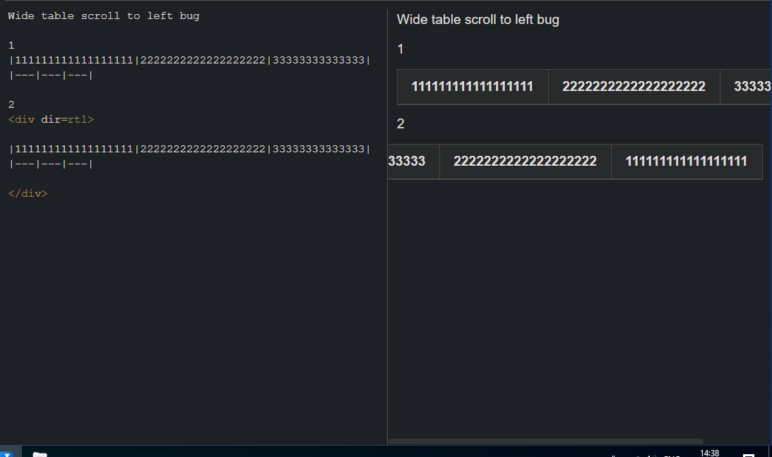 Viewer can't scroll left, to the end of a right-aligned wide table ...