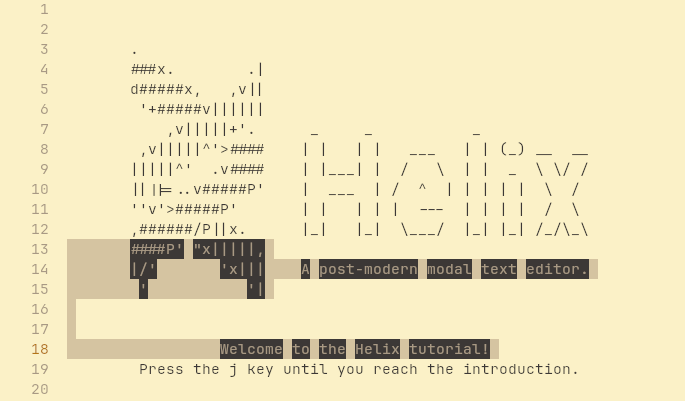 `gruvboxlight` Unexpected Highlighting Of Selected Regions · Issue 7126 · Helix Editorhelix 