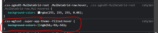 [docs] DataGrid/DataGridPro row styling problem · Issue #6065 · mui/mui-x · GitHub