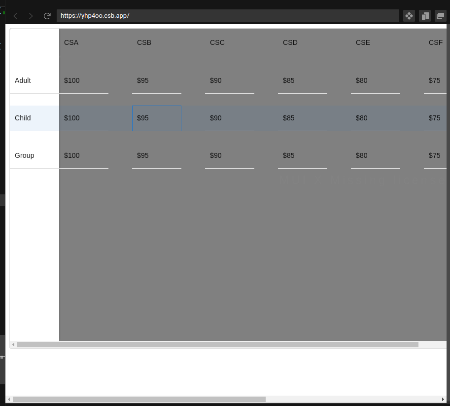 [data grid] Trying to put space between columns and rows. · Issue #8858 · mui/mui-x · GitHub