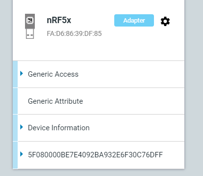 Custom service is not displayed when Notification characteristic ist ...