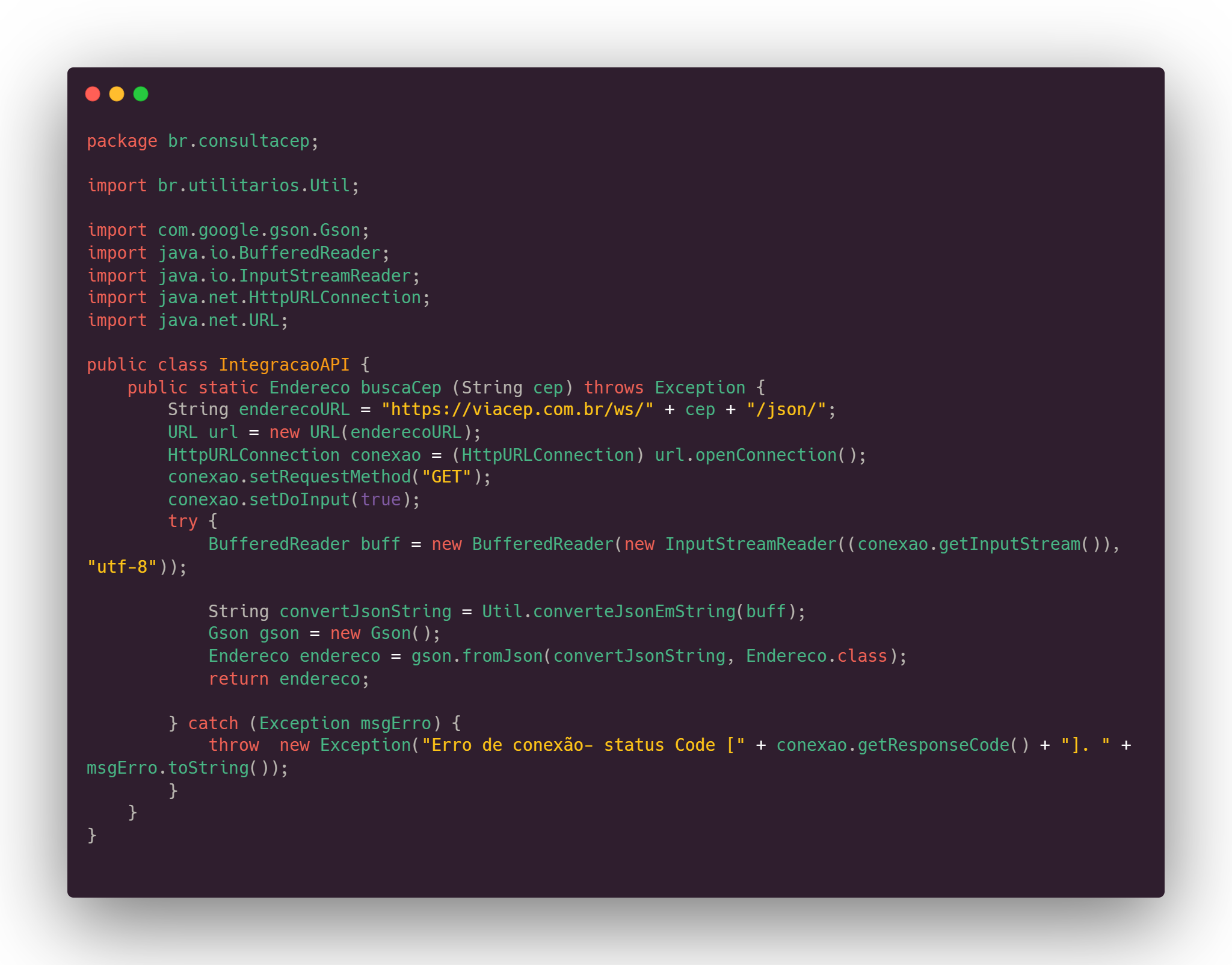 GitHub - EDUARDO-TEIXEIRA/ConsultaCEP-API: Consulta de