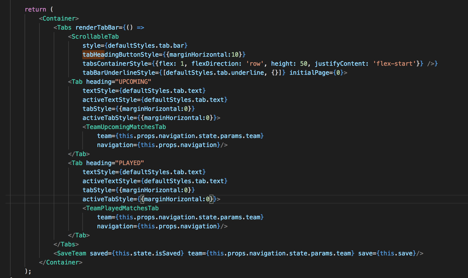 Tabs Scrollabletabbar Tabheading Button Style Props Issue 1456