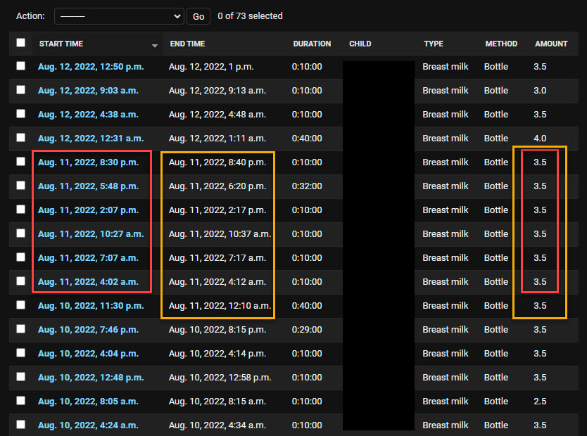 Data mismatch · Issue #520 · babybuddy/babybuddy · GitHub