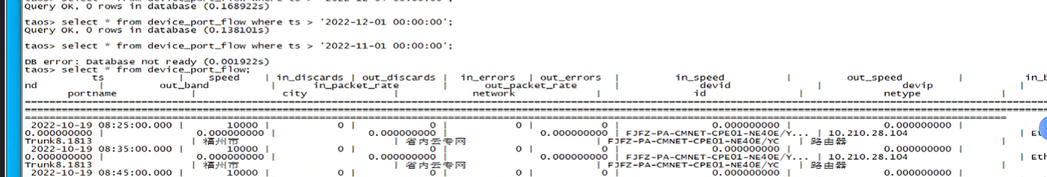 部分超级表带条件查询 Database not ready · Issue #18682 · taosdata/TDengine · GitHub