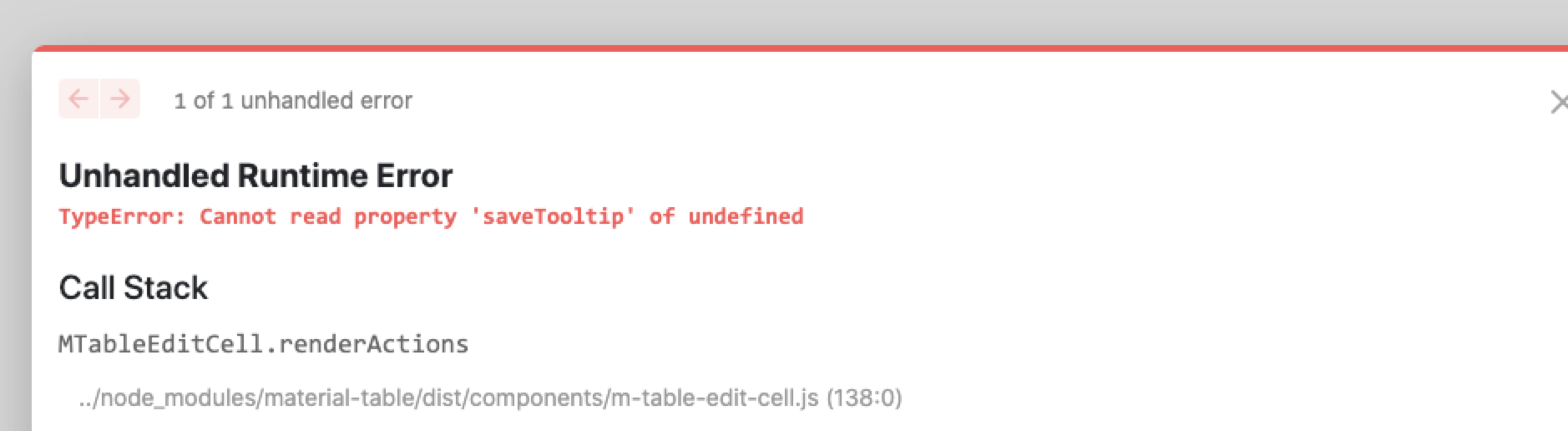 'saveTooltip' of undefined, localization undefined, MTableEditCell with group View pop error ...