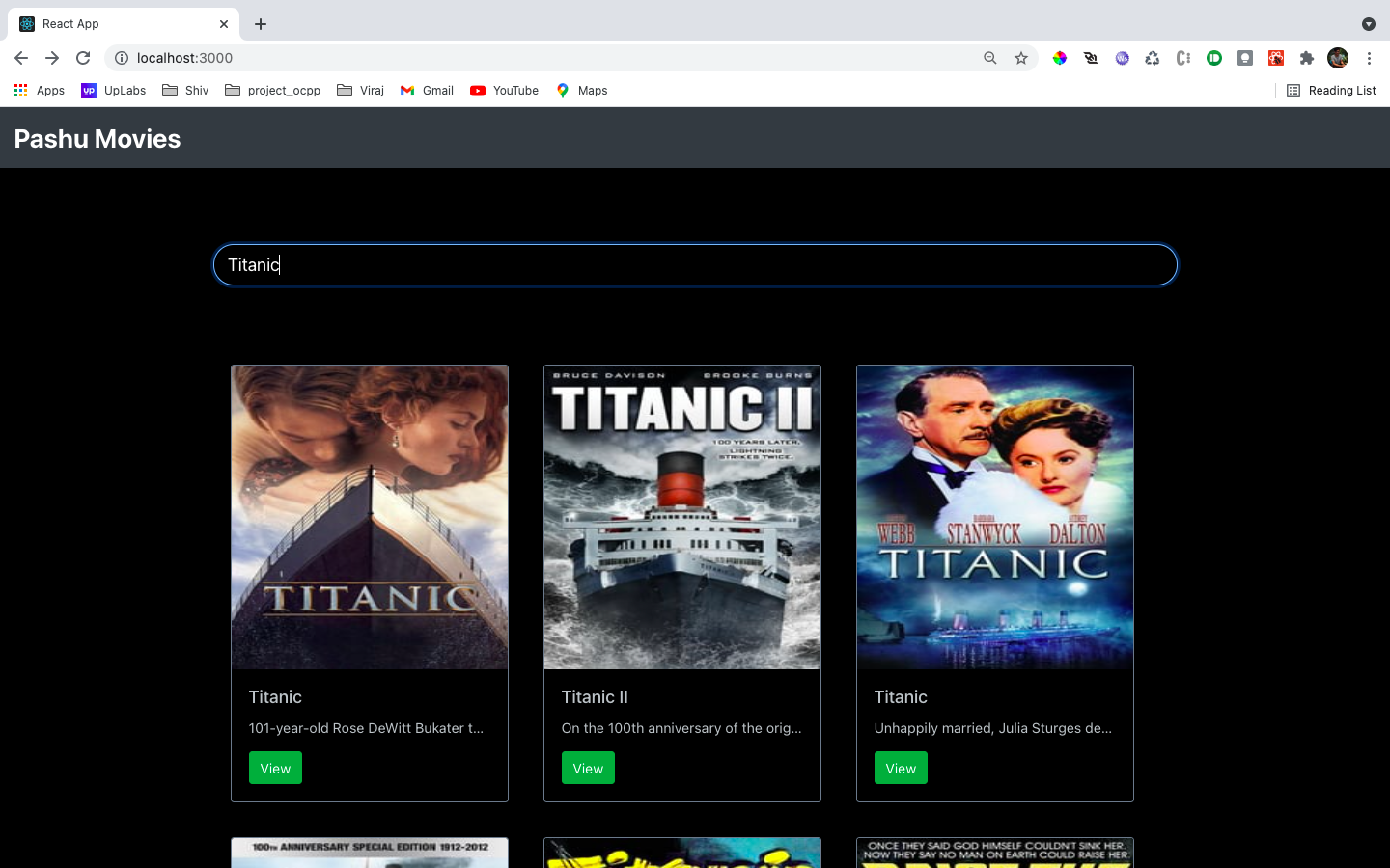 GitHub - ShivrajMohite/Pashu_Movies: I've shown Group movies by category from TMDB movie ...