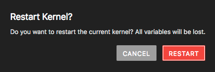 Kernel restarts no matter if I click 'restart' or 'cancel' · Issue ...