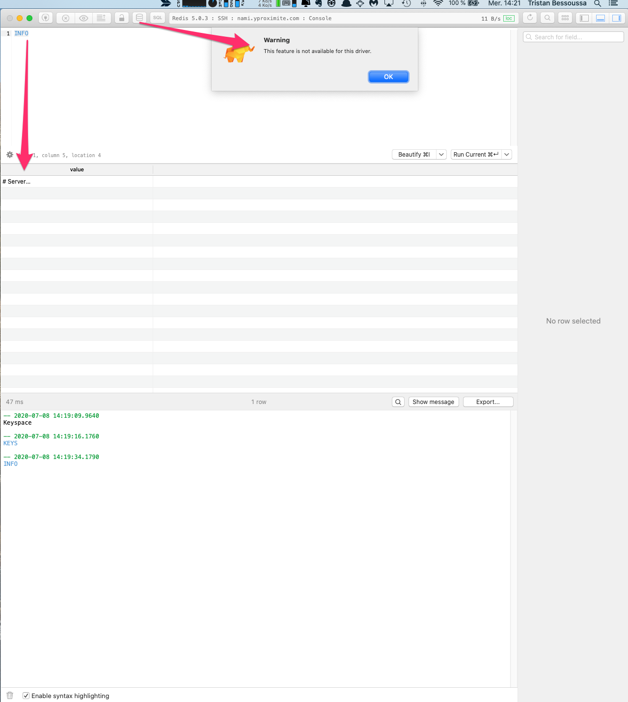 Redis: impossible to view keys, view database, etc... · Issue #1991 · TablePlus/TablePlus · GitHub