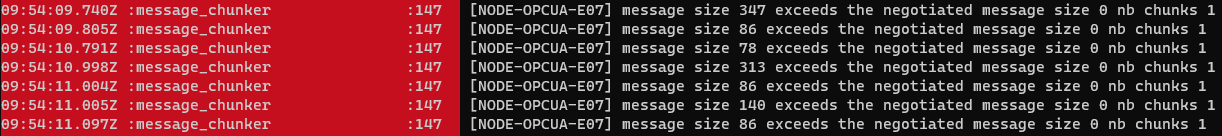 Invalid Error Message On Unlimited Maxmessagesize Maxmessagesize 0 · Issue 1193 · Node