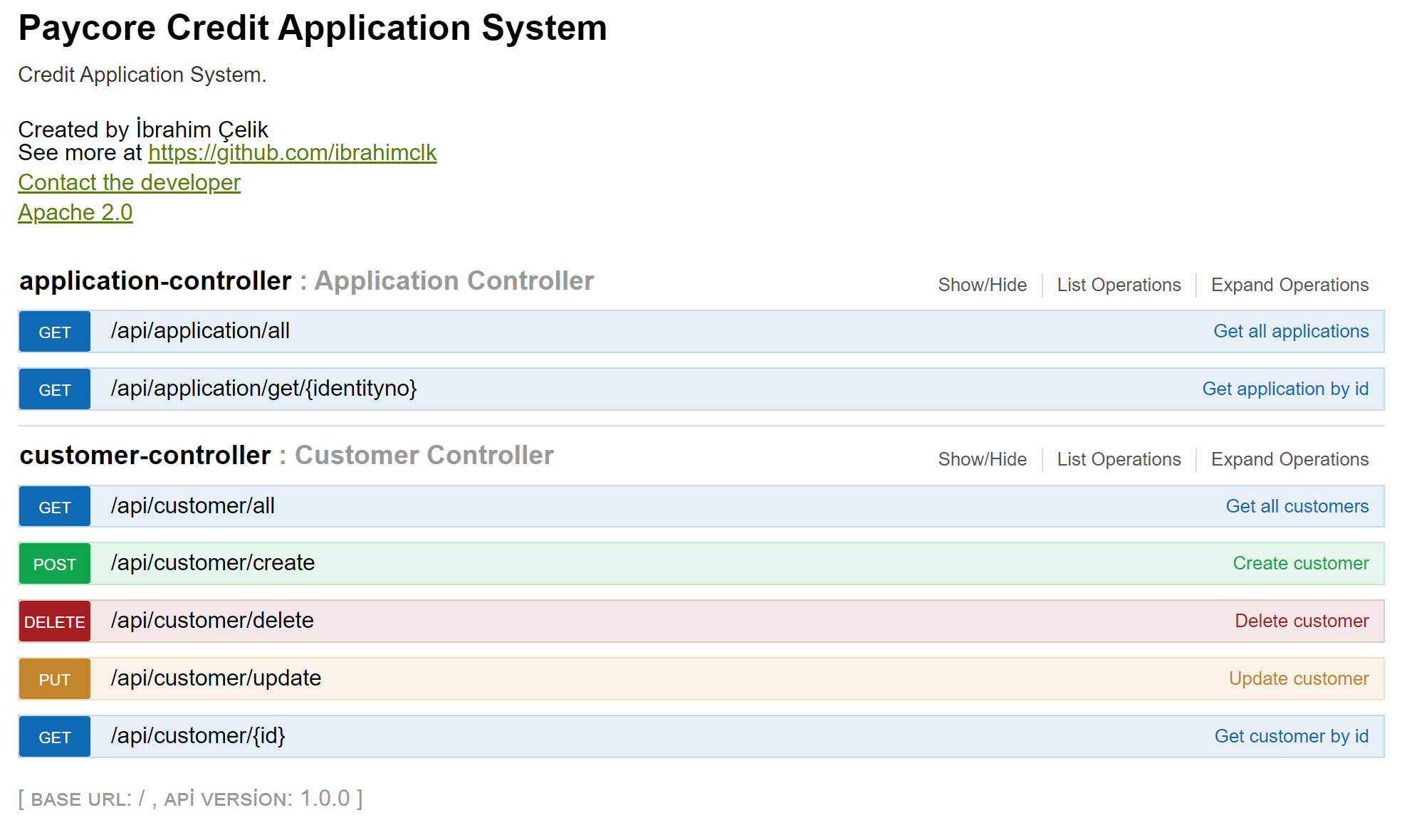 GitHub - ibrahimclk/Credit-System: Paycore Credit Application System Project with Spring Boot