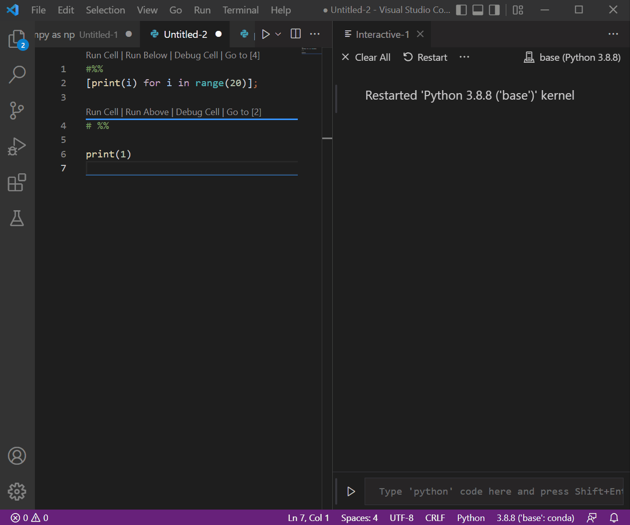 Output from IW is not scrolled to · Issue #145353 · microsoft/vscode ...