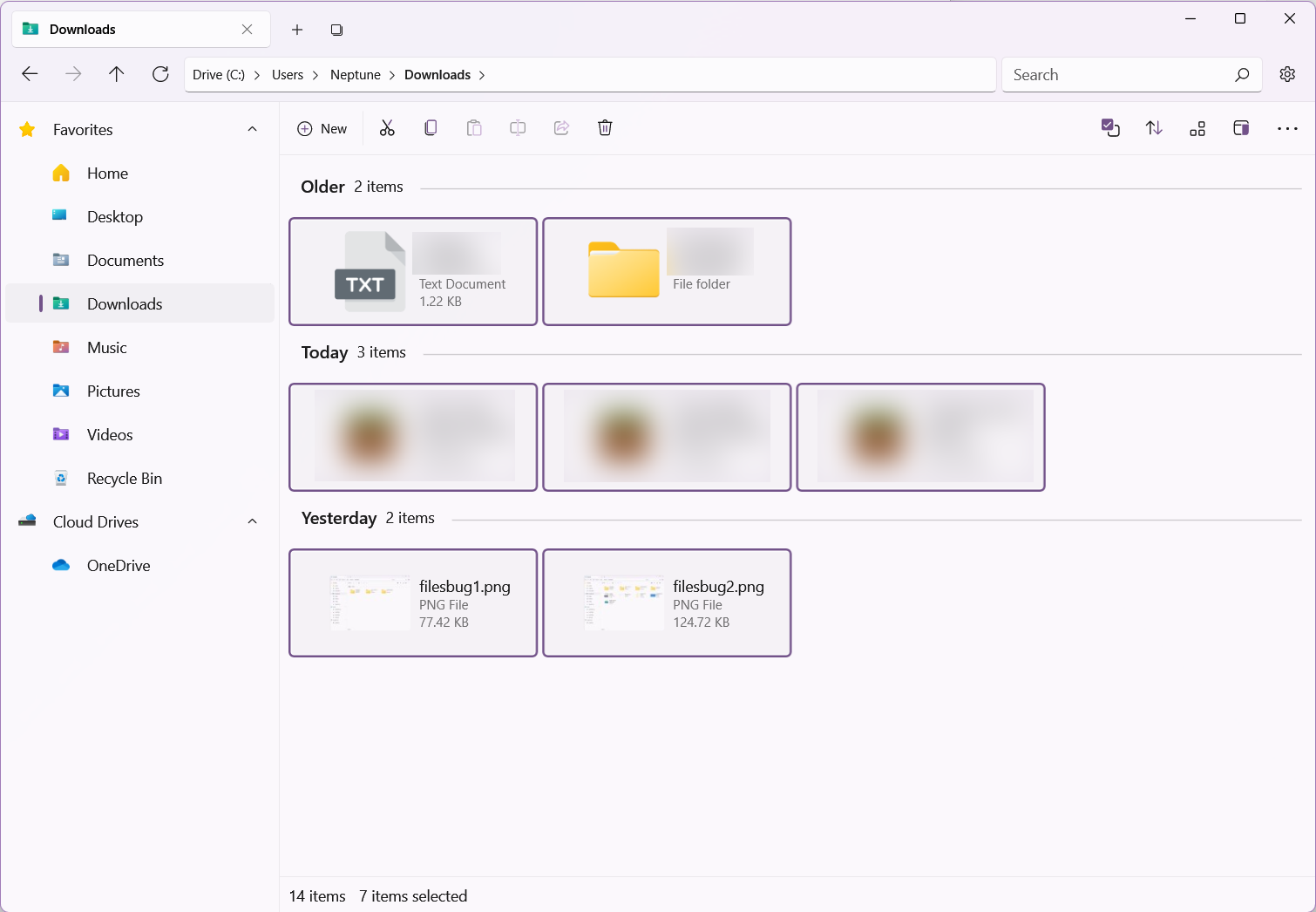Grouping by date modified or date created doesn't display a folder's ...