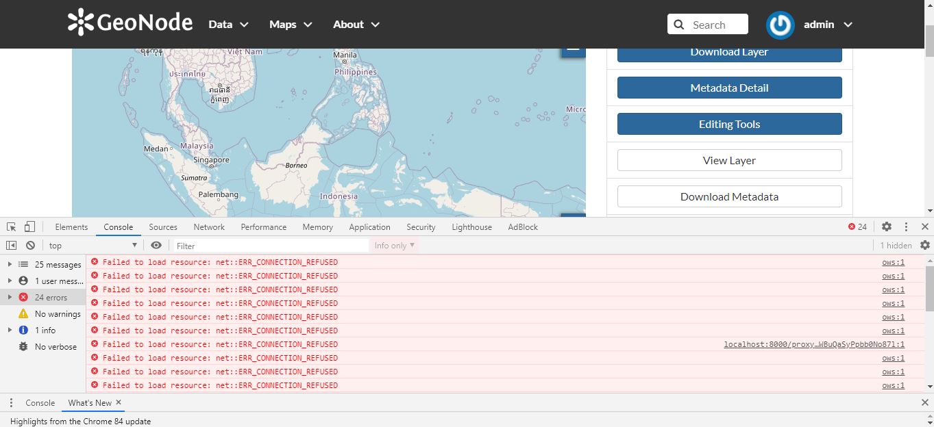 can't upload new layers / unauthorized when changing geoserver admin password · Issue #6291 ...