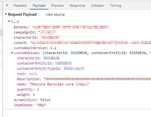 Html Description breaks custom items in Update DND Beyond · Issue #310 · MrPrimate/ddb-importer ...