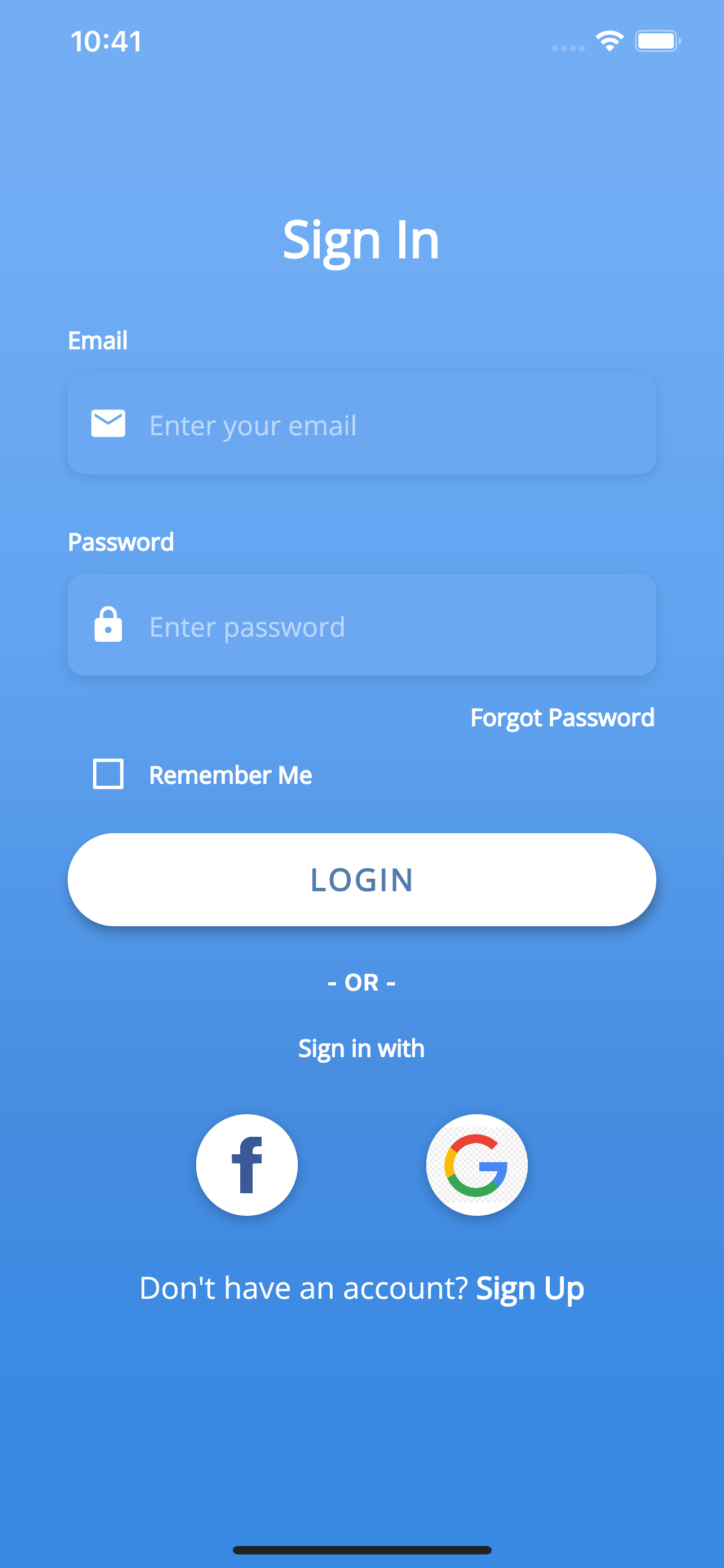 GitHub - amirehwan21/Flutter-Login-Screen-with-Social-Button