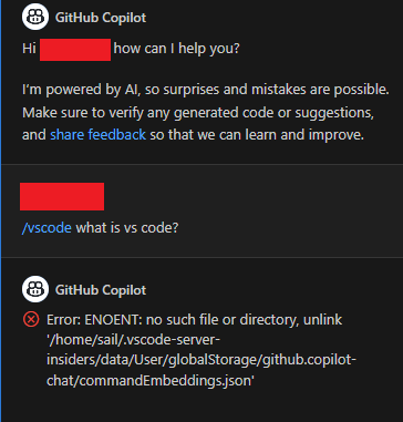 ENOENT: no such file or directory - commandEmbeddings.json · Issue #30 · microsoft/vscode ...