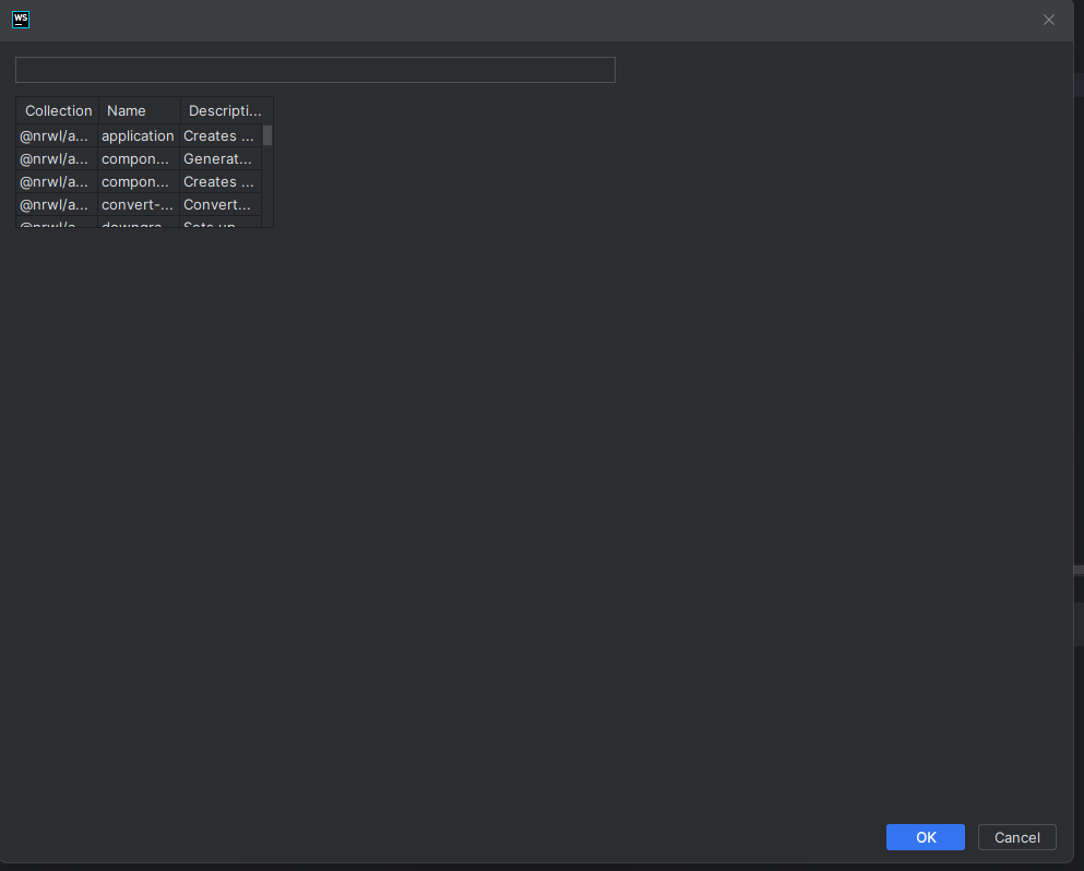 Wrong scaling tool window runs from menu · Issue #1655 · nrwl/nx-console · GitHub