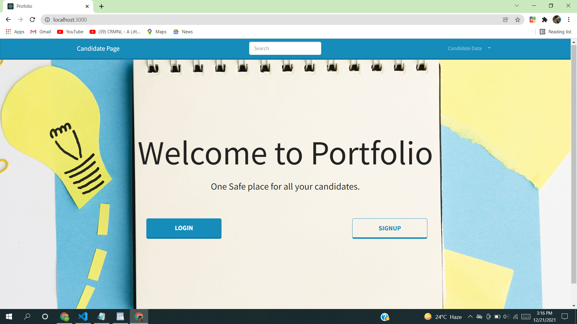 GitHub - Mahima-Katakwar/portfolio-page: #Check out this web application named Portfolio-Page ...