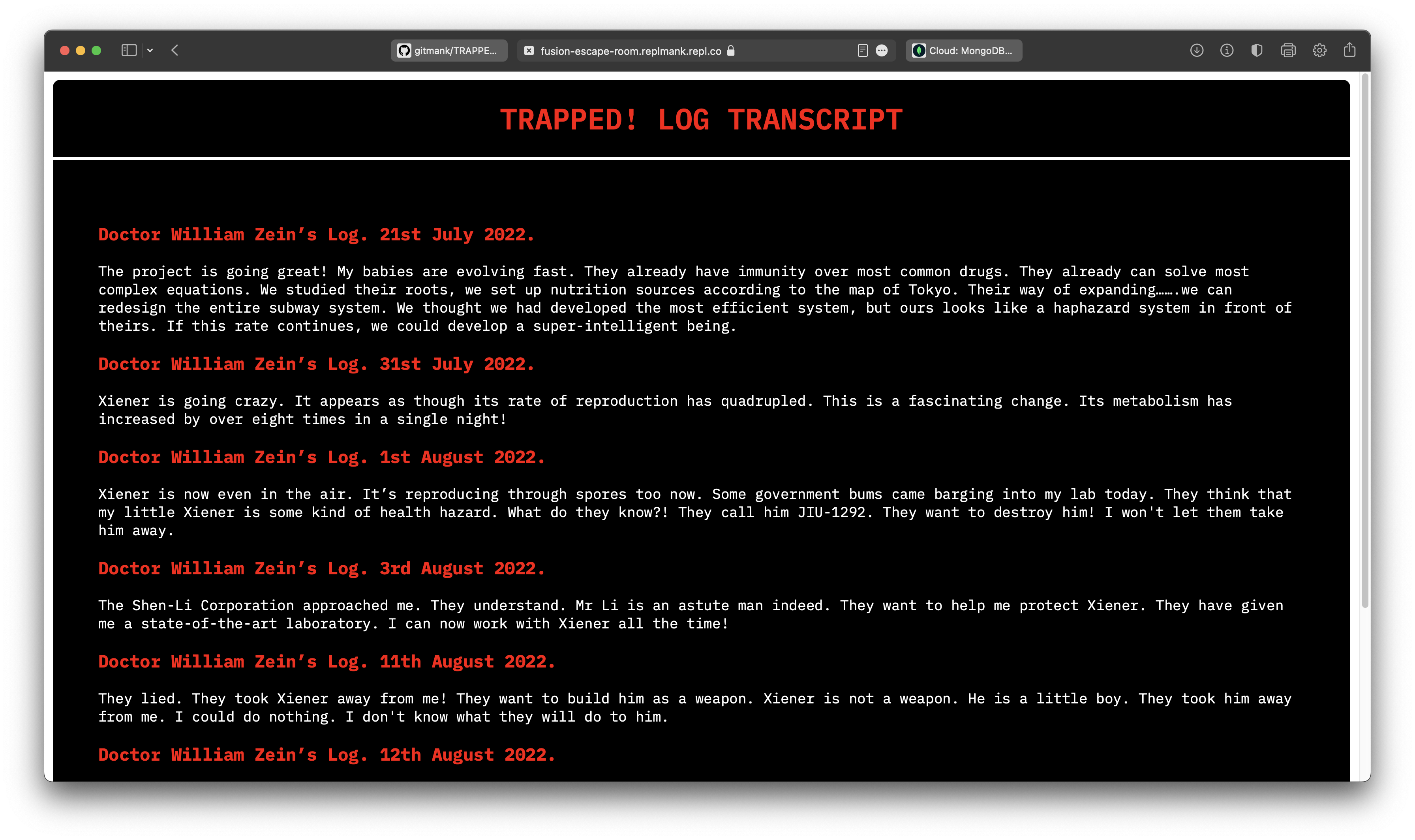 GitHub - The-Fusion-Club/TRAPPED-Escape-Room: TRAPPED! The Escape Room26/09/2022 Preliminary ...
