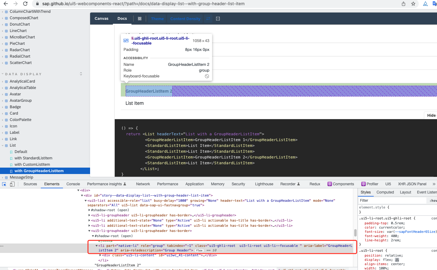 A11y - role="group" given to which is incorrect markup · Issue #5400 · SAP/ui5-webcomponents ...
