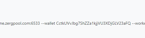 Incorrect wallet format for ZergPool --wallet is NOT valid only -u or --user · Issue #1598 ...
