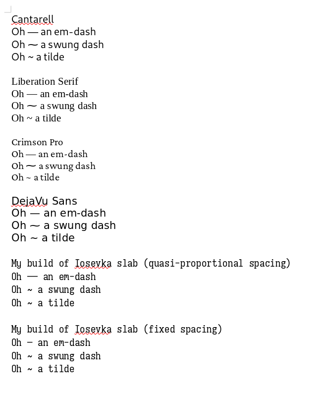 Swung dash (u+2053) should be a wide character · Issue #1246 · be5invis ...